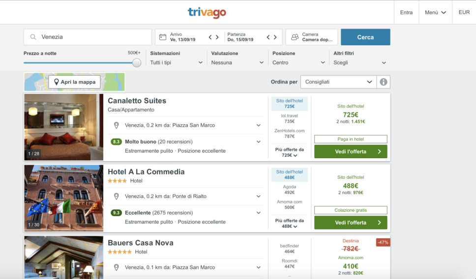Trivago: how it works and how to plan your trip - Accurate Reviews
