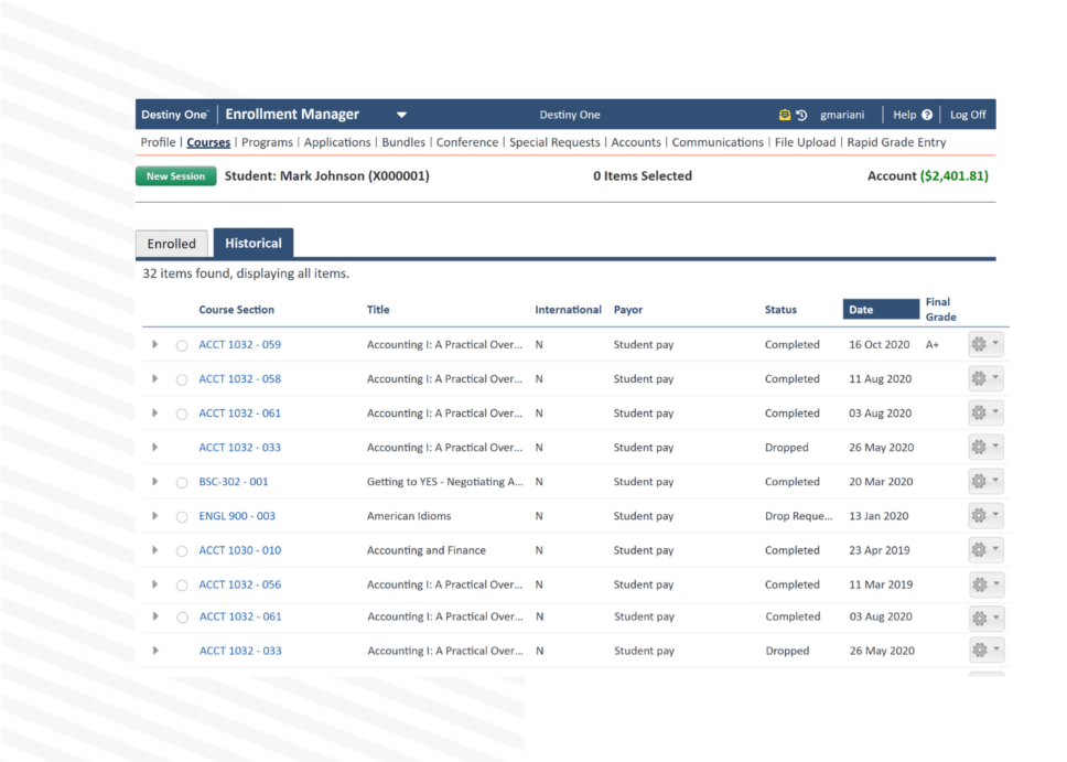 Modern Campus Destiny One: software review - Accurate Reviews